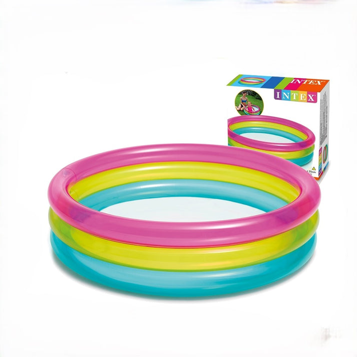 Intex Rainbow Baby Pool, Inflatable Swimming Pool – Hoshi Baby Philippines